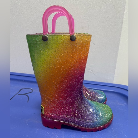 Western Chief | Shoes | Rainbow Ombr Glitter Sparkle Shine Rain Boots ...